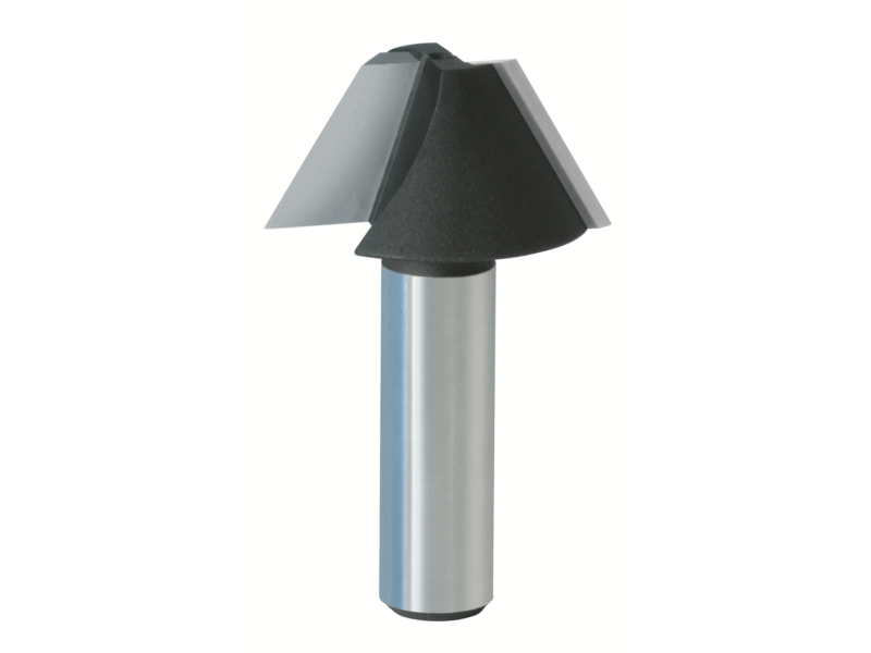 JSO chamfer cutter without bearing for hand routers