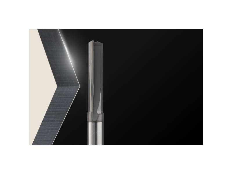 Solid carbide Shank-Grooving-Cutter for HPL machining
